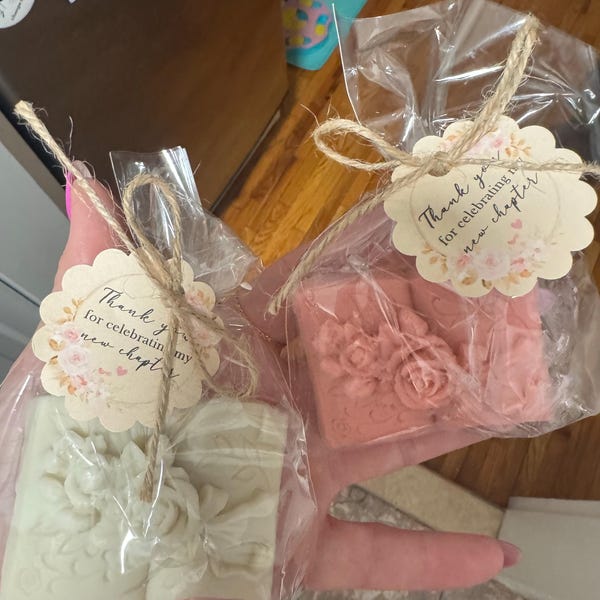 Gender Reveal Soap Favors - He or She Gender Neutral Baby Shower Gift ...