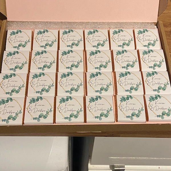 PERSONALISED Deer STAG Hare Christmas Xmas Mini Milk CHOCOLATE ...