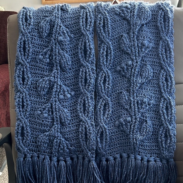 Crochet Pattern Bridgerton Capelet Cable Braided Cape Wrap Crochet ...