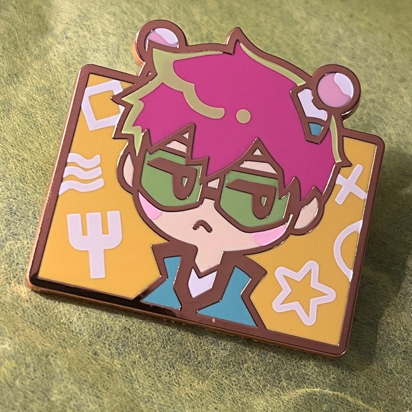 Saiki K Pin, 1.75 Rose Gold Enamel Pin, Disastrous Life of Saiki K ...