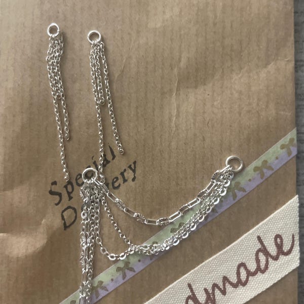 Hidden Helix Chain, Helix Chain, Double Helix Chain, Helix Earring ...