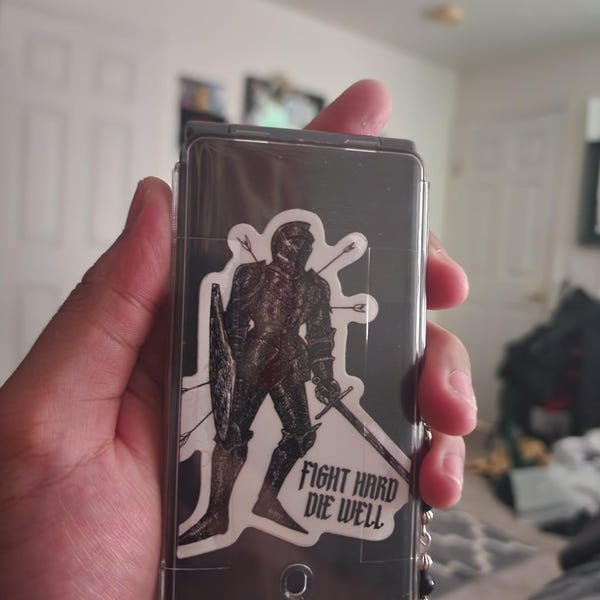 Fight Hard Knight Sticker - Etsy