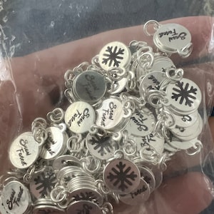 Custom Metal Tag, Laser Engraved Logo on Round Tag, 6MM Stainless Steel ...