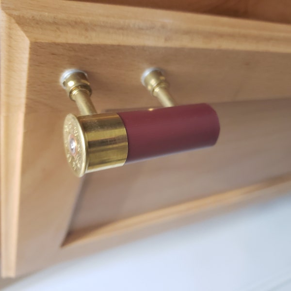 Shotgun Shell Drawer Pulls/cabinet Handles Handcrafted in Several ...