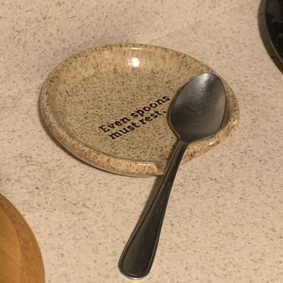 Spoon Rests Hand Thrown Pottery in Stoneware With Mother Goose - Etsy