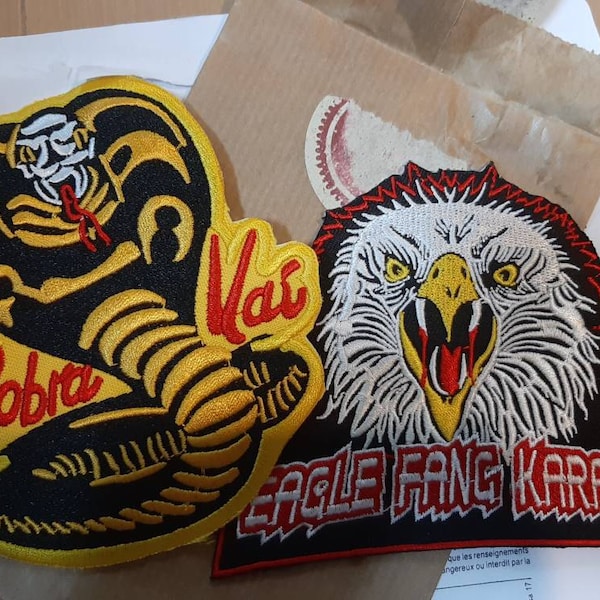 Karate Kid Cobra Kai Dojo Complete Uniform Embroidered Sew on Iron on ...