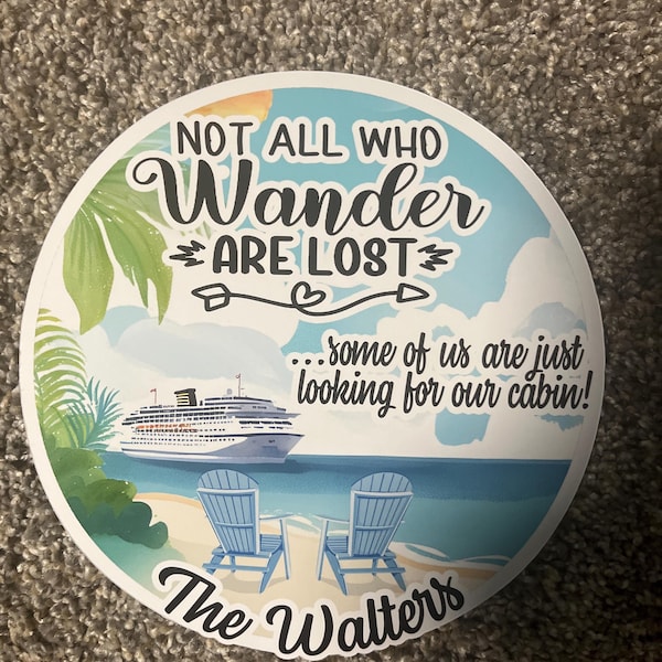 Cruise Door Magnets MSC | Personalized MSC Cruise Door Magnet Sign ...