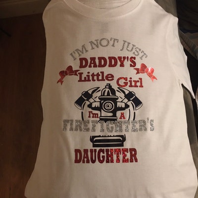 Firefighter's Daughter Svg Firefighter Svg Father's Day Svg Daddy Svg ...