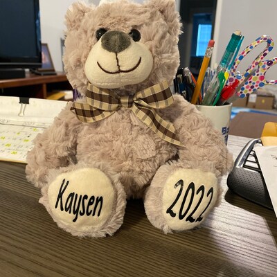Personalized Teddy Bears-stuffed Bear-my First Teddy Bear-birthday Gift ...