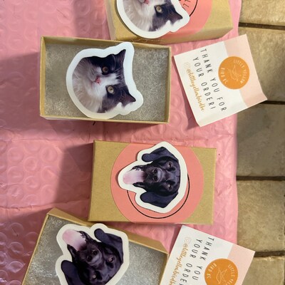 Custom Pet Pin Personalized Dog Acrylic Brooch Custom Cat Photo Jewelry ...