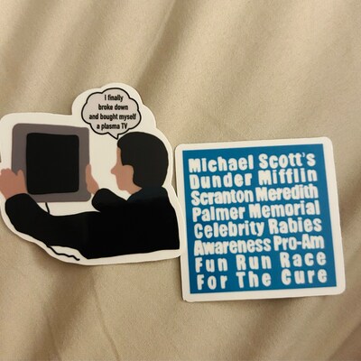 The Office Stickers / Individual Stickers or Full Set, Sticker, Glossy ...