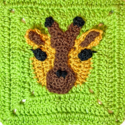 Springbok Granny Square Crochet Pattern - Etsy