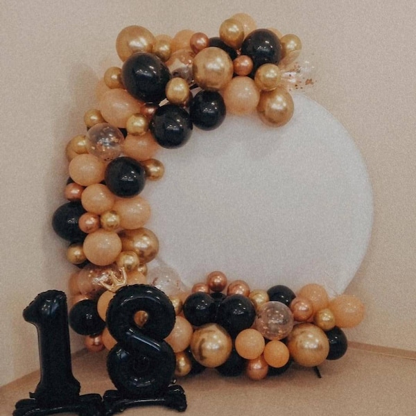 Giant Standing 18th Birthday Balloon, Standing Foil Balloon Number ''18 ...