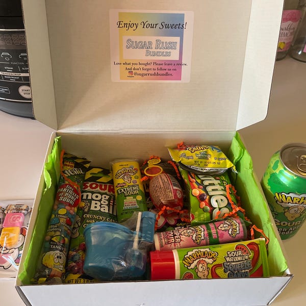 Sweet Glossy Bundle, Sweet Tooth, Lip Gloss, Candy Gift, Mystery Candy ...