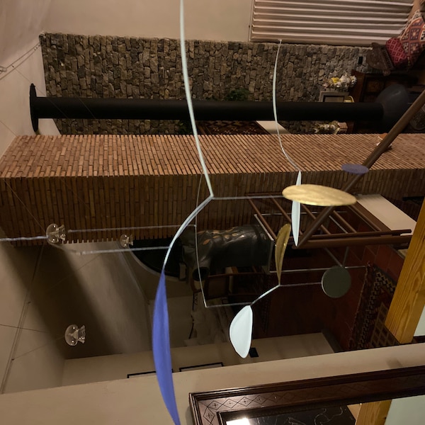 Lightweight Mobile Handmanufactured From Paper and Stainless Steel Wire ...