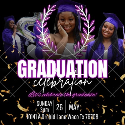 Class of 2024 Graduation Flyer 2024 Grad Flayer Grad Party Flyer DIY ...