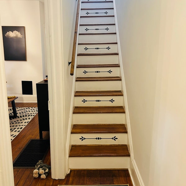 Stair Riser Decal #1- Vinyl Decals- Staircase Décor-decorative Stair ...