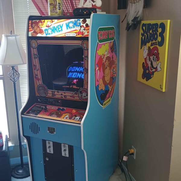 Donkey Kong 1up Arcade Classics Marquee for Reproduction Header/backlit ...