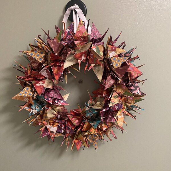 Mini Origami Crane in Mini Glass Bottle - Etsy