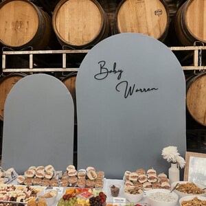 Birthday Backdrop Name Sign, Name Sign for First Birthday Party, Wood ...