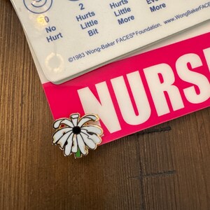 The WILTED Daisy Original Design With a Black Center, an Enamel Pin for ...