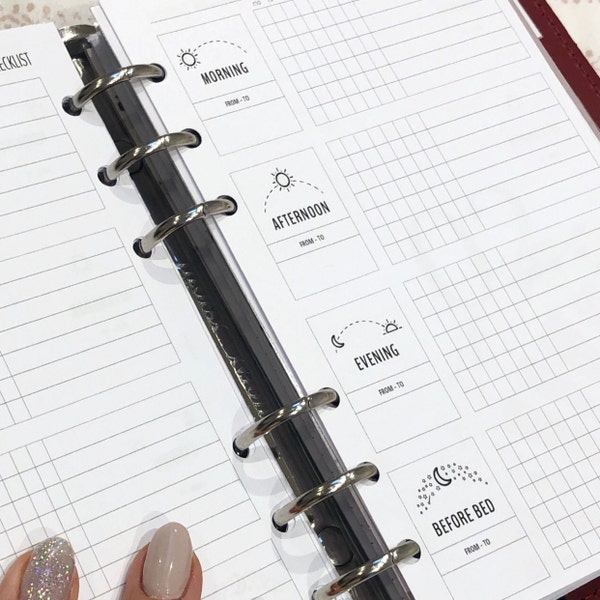 Daily Routine Planner Printable, Flylady Morning Routine Checklist ...