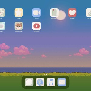 Cute Hand-drawn iPhone App Icon Set ios & Android - Etsy