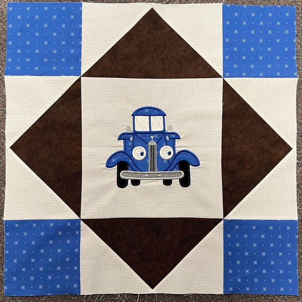 Old Blue Truck Applique Design ~ Little Blue Truck ~ Instant Download ...