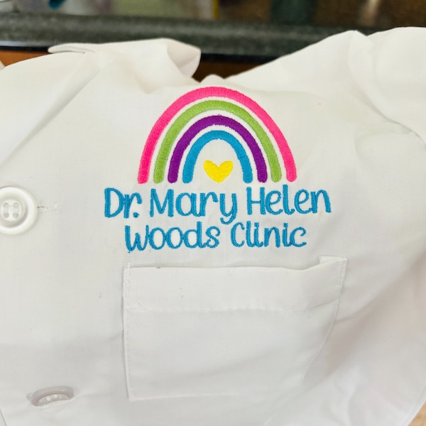 Personalized Kids Lab Coat, Kids Doctor Costume, Kids Career Day ...