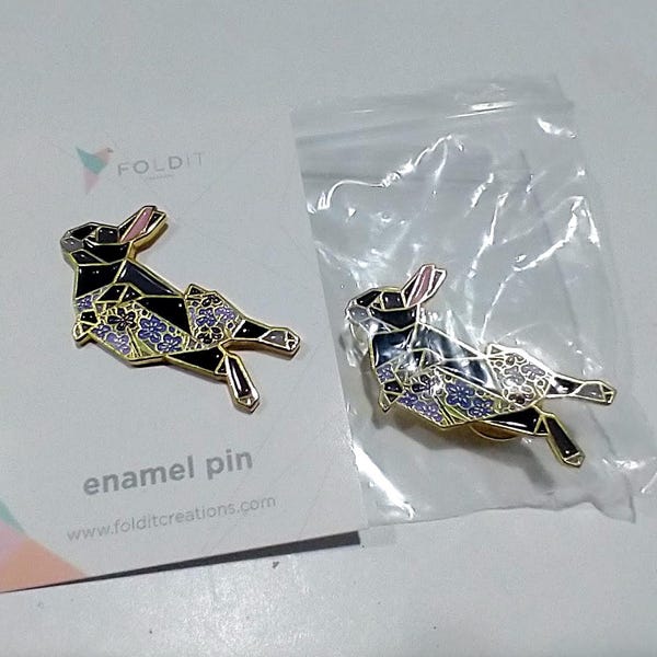 Origami Seal Enamel Pin,seal Enamel Pin,seal Pin,seal Gifts,canadian ...