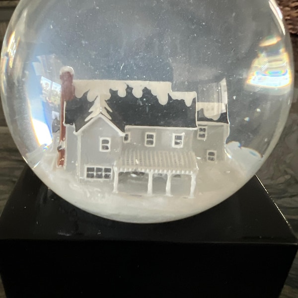 Snow Globe- Custom Snow Globe, Your Home in Globe, Christmas Gift ...