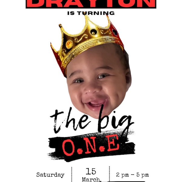 Toy Birthday Invitation, to Infinity and Be One, 1st Birthday ...