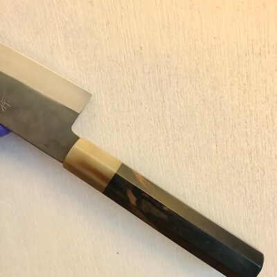 Customized Japanese Knife Handle/ Wa D Oval Handle/buffalo - Etsy