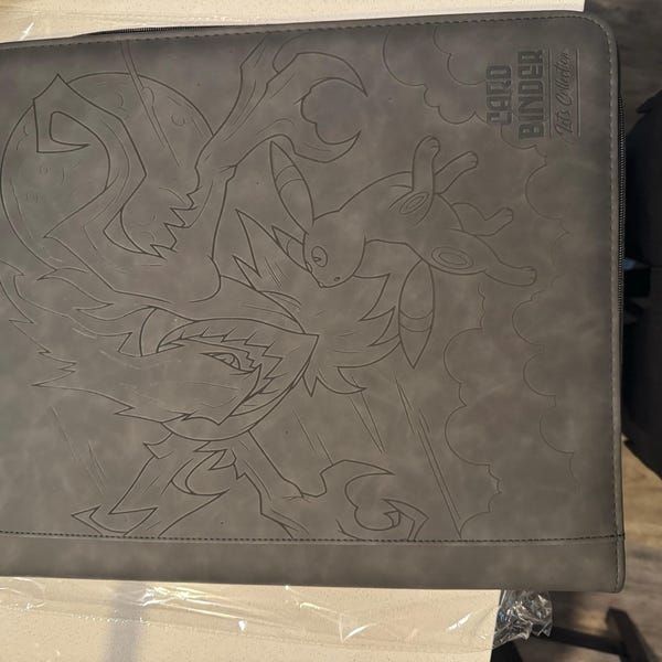 Custom Laser Engraved Top Loader" 9 Pocket Laser Engraved Trading Card ...