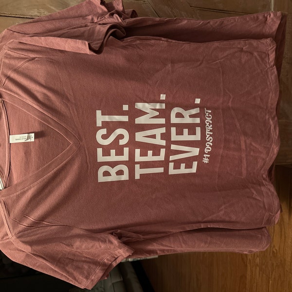 Custom Best Team Ever Shirt, Personalized Teammate Staff Appreciation ...