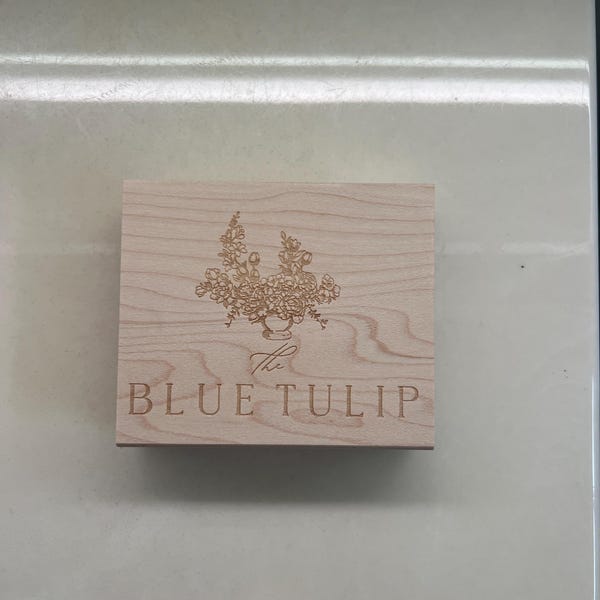 Large Custom Stamp 1 8 Wide Custom Logo Stamp for Branding Custom ...