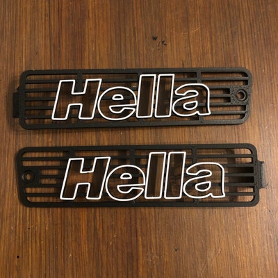 VW Golf 2 Front Bumper Blinker Cover Grid Mesh - Etsy