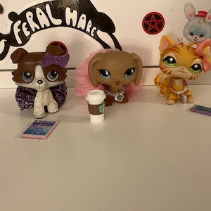 Littlest Pet Shop Clothes LPS Accessories 6 Custom Collars - Etsy