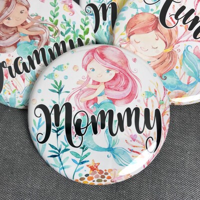 Mermaids 2. Watercolor Clipart, Sea, Girls, Magic, Fairytale, Wreath ...