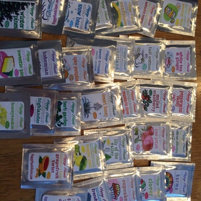 32-scent SUPER Sampler Hand Cream Sample Set HAPPY HANDS Scented Shea ...