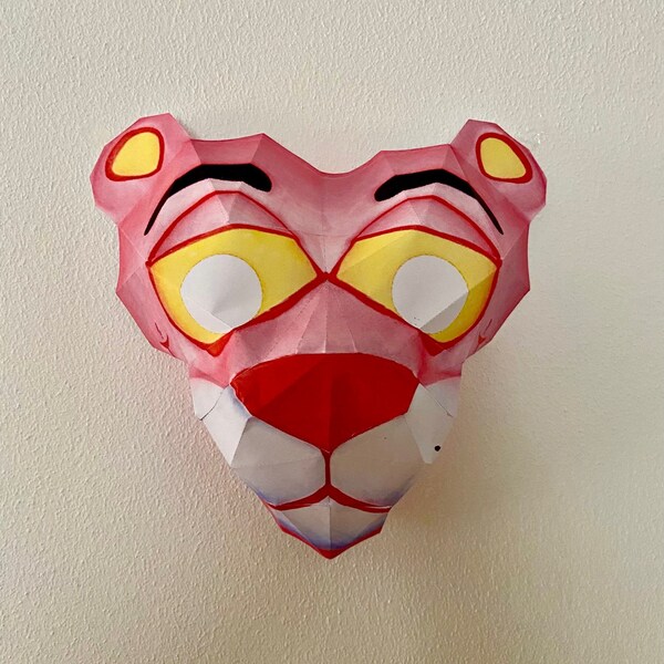 3D Papercraft Grinch Mask, Template, Digital PDF Download DIY - Etsy