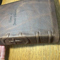 KJV Journaling Bible - Rustic Leather - Etsy Canada
