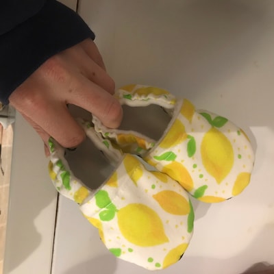 Baby Booties Lemon Baby Booties Prints May Vary Lemon - Etsy