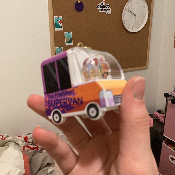 The Freesmart Super Van 3D Keychain - BFDI 2.2" - Pencil, Ruby, Match ...