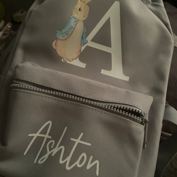 Personalised Peter Rabbit Children's Backpack Mini Rucksack Backpack ...