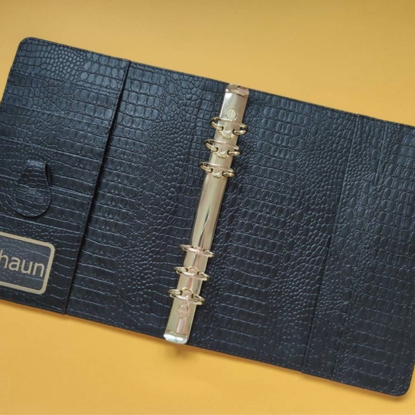 Luxury Planner Binder, Handmade Planner Cover, A6/A5 Planner, Vegan ...