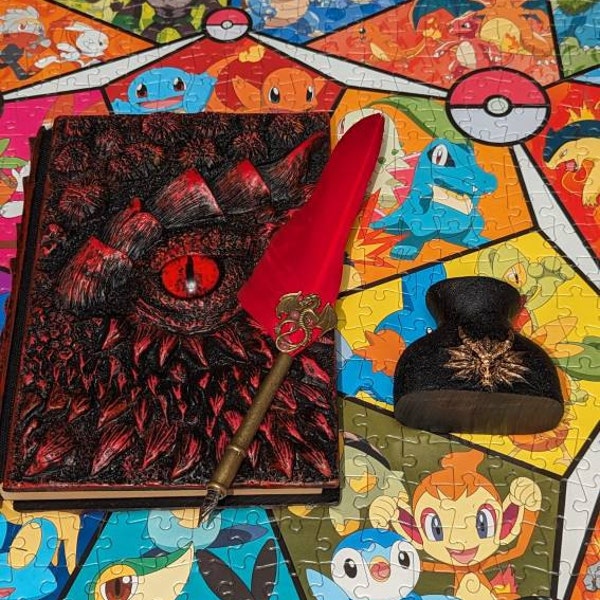 Eye of the Red Dragon Notebook Gift Set | Handmade Notebook for TTRPG ...