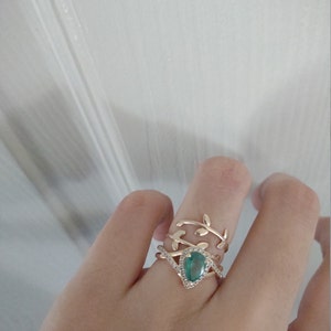 10K Solid Gold Link Chain Ring Stacking Dainty Curb Chain Ring | Etsy