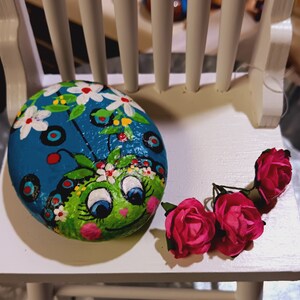 Painted Pickle Rock Pair, Funny Pickles Stone, Pebble Painting, Sealed ...