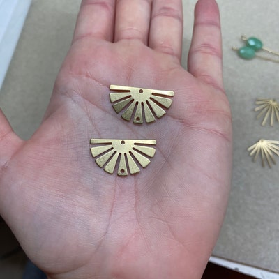 Brass Spring Clasps Gold Circle Shaped Ring Open Spring Clasp 18K Real ...